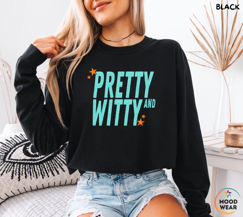 Pretty and Witty Comfort Colors Shirt, Music Concert Fan Shirt - Etsy