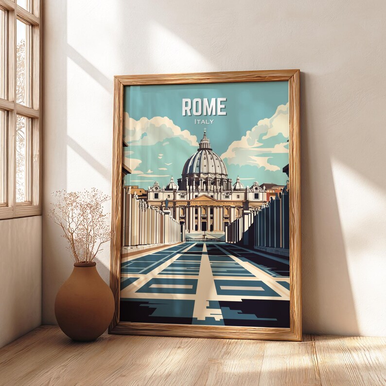 St. Peter's Basilica Print | Vatican City Architecture, Renaissance Art ...