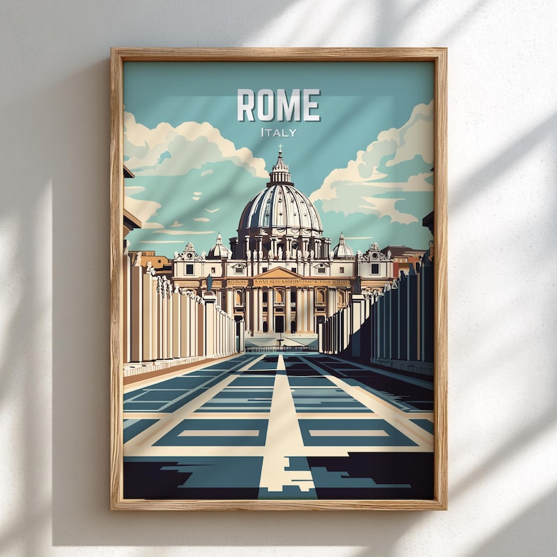 St. Peter's Basilica Print | Vatican City Architecture, Renaissance Art ...