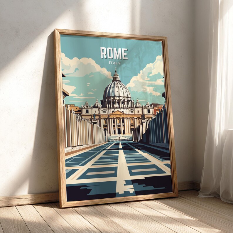 St. Peter's Basilica Print | Vatican City Architecture, Renaissance Art ...
