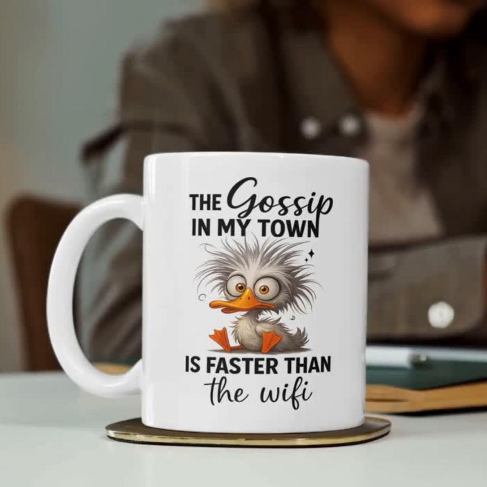 Funny Duck Quote PNG Combo | Gossip Faster Than Wifi | 2 Styles ...