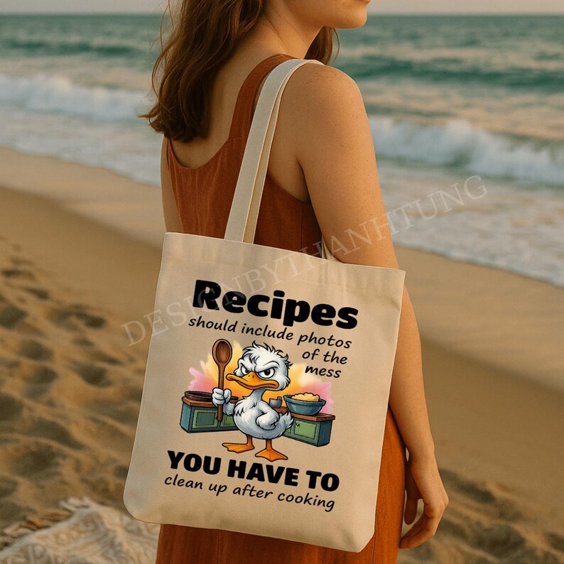 Funny Angry Duck Cooking PNG, Recipes Should Show the Mess, Sarcastic ...