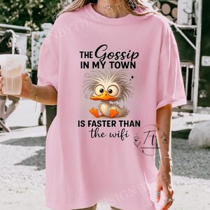Funny Duck Quote PNG Combo | Gossip Faster Than Wifi | 2 Styles ...