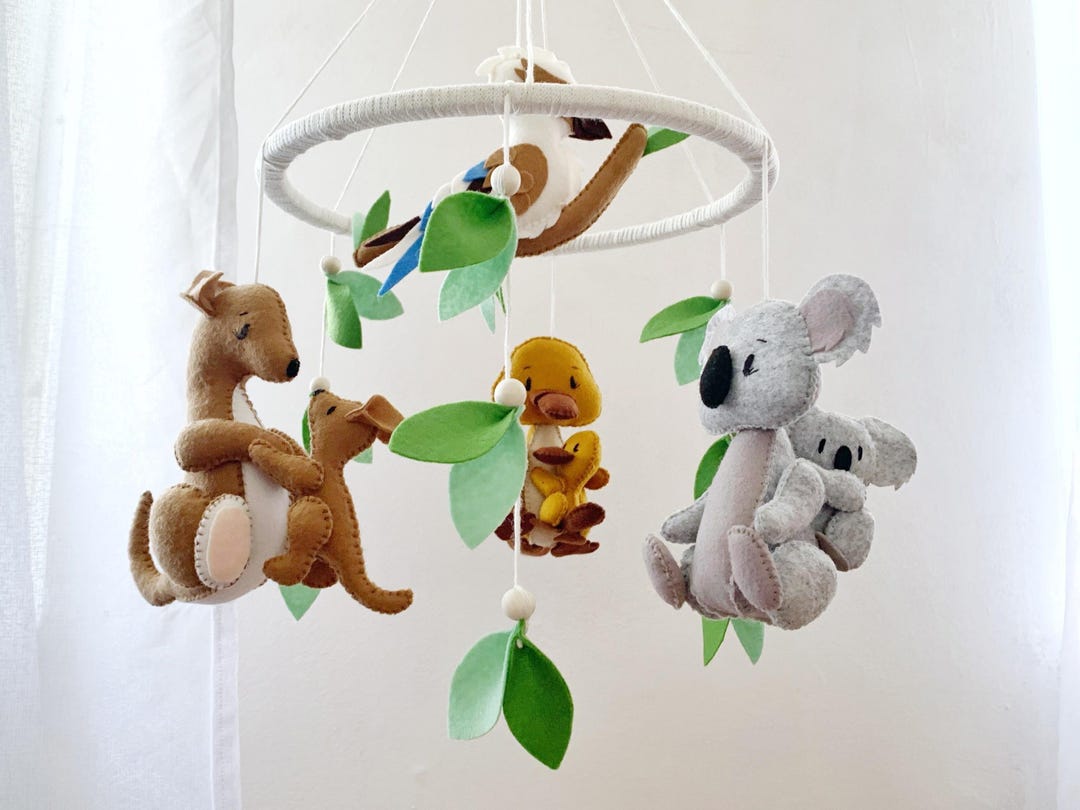 Australian Animals Baby Crib Mobile Australian Themed Nursery Decor ...