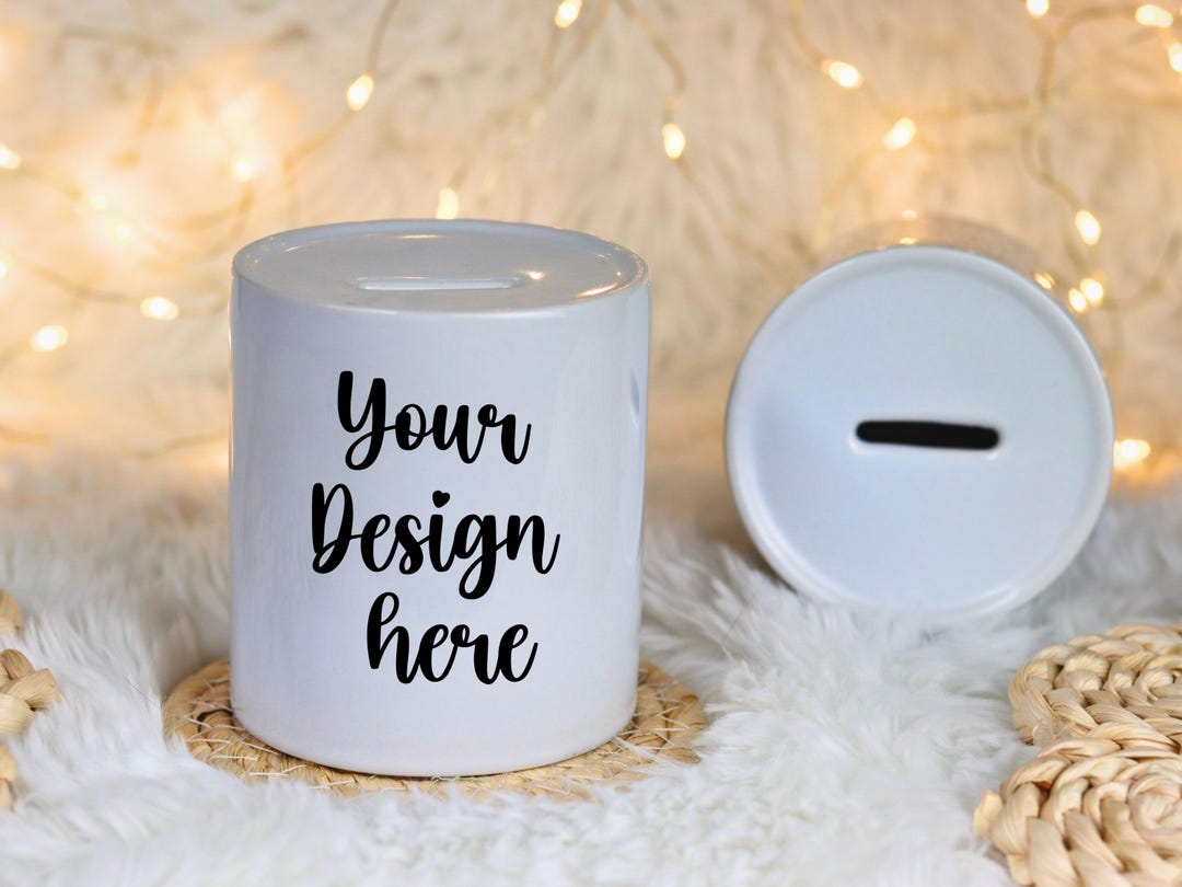 Money Box Mockup | Money Box Mockup | Ceramic Money Box Mock up | Boho ...