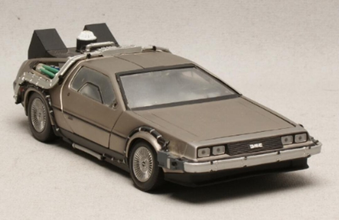 Back to the Future Delorean Model Car | 1:18 Scale Die-cast | Working ...