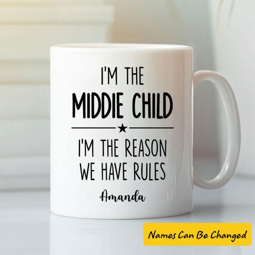Personalized Who Makes the Rules Mug, Sibling Rules Cup, Youngest ...