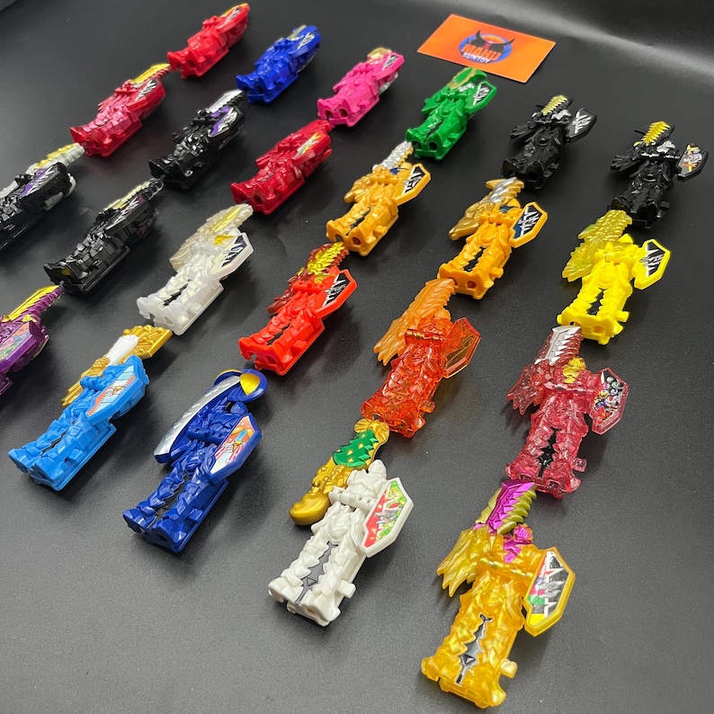 Dino Fury Keys - Assorted Colors | Version Japan | Power Rangers Dino ...