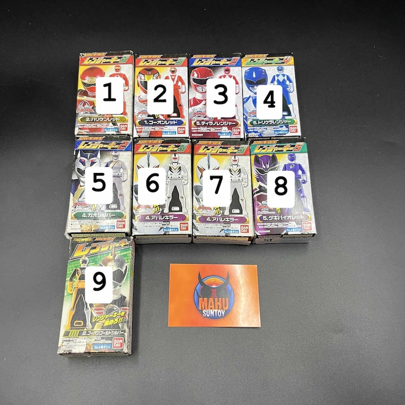 Set Box Ranger Key Gokaiger Für Morpher | Super Sentai Gokaiger | Power ...