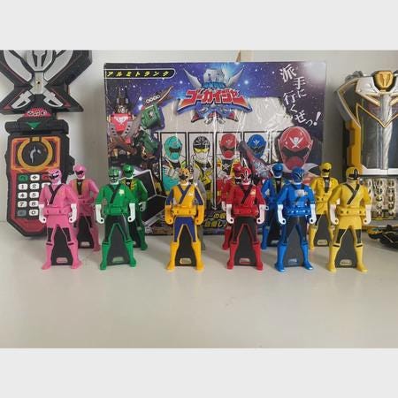 Set Ranger Key Gokaiger | Version Japan | Power Rangers Super Megaforce ...