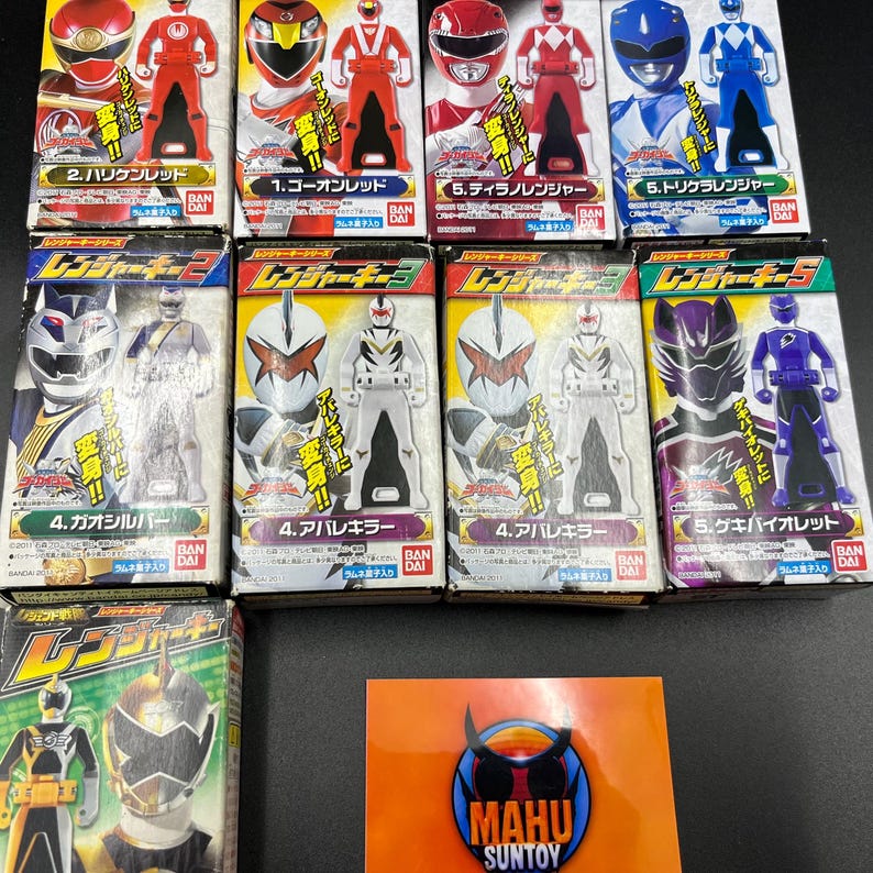 Set Box Ranger Key Gokaiger Für Morpher | Super Sentai Gokaiger | Power ...