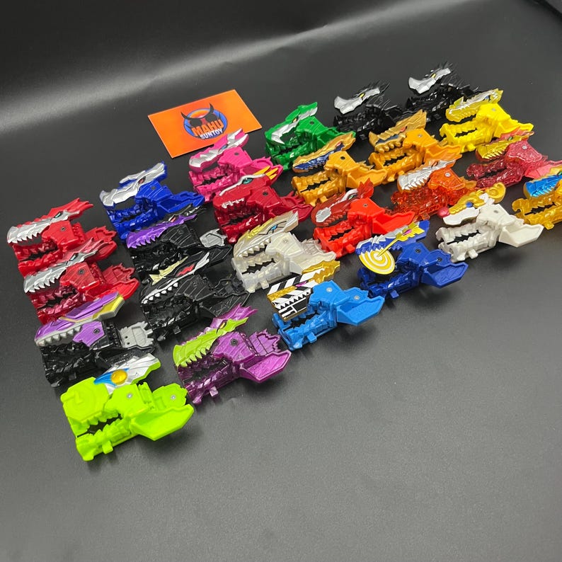 Dino Fury Keys - Assorted Colors | Version Japan | Power Rangers Dino ...