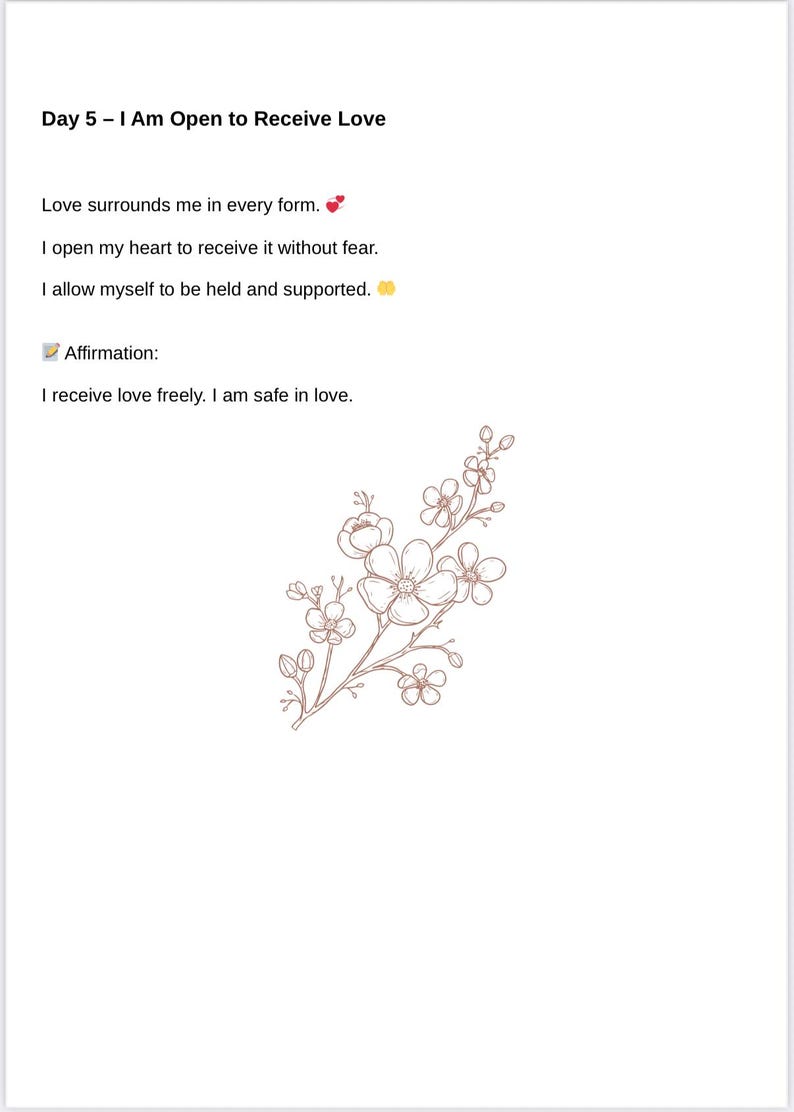 30-day Self-love Journal – Digital PDF for Inner Healing, Mindfulness ...