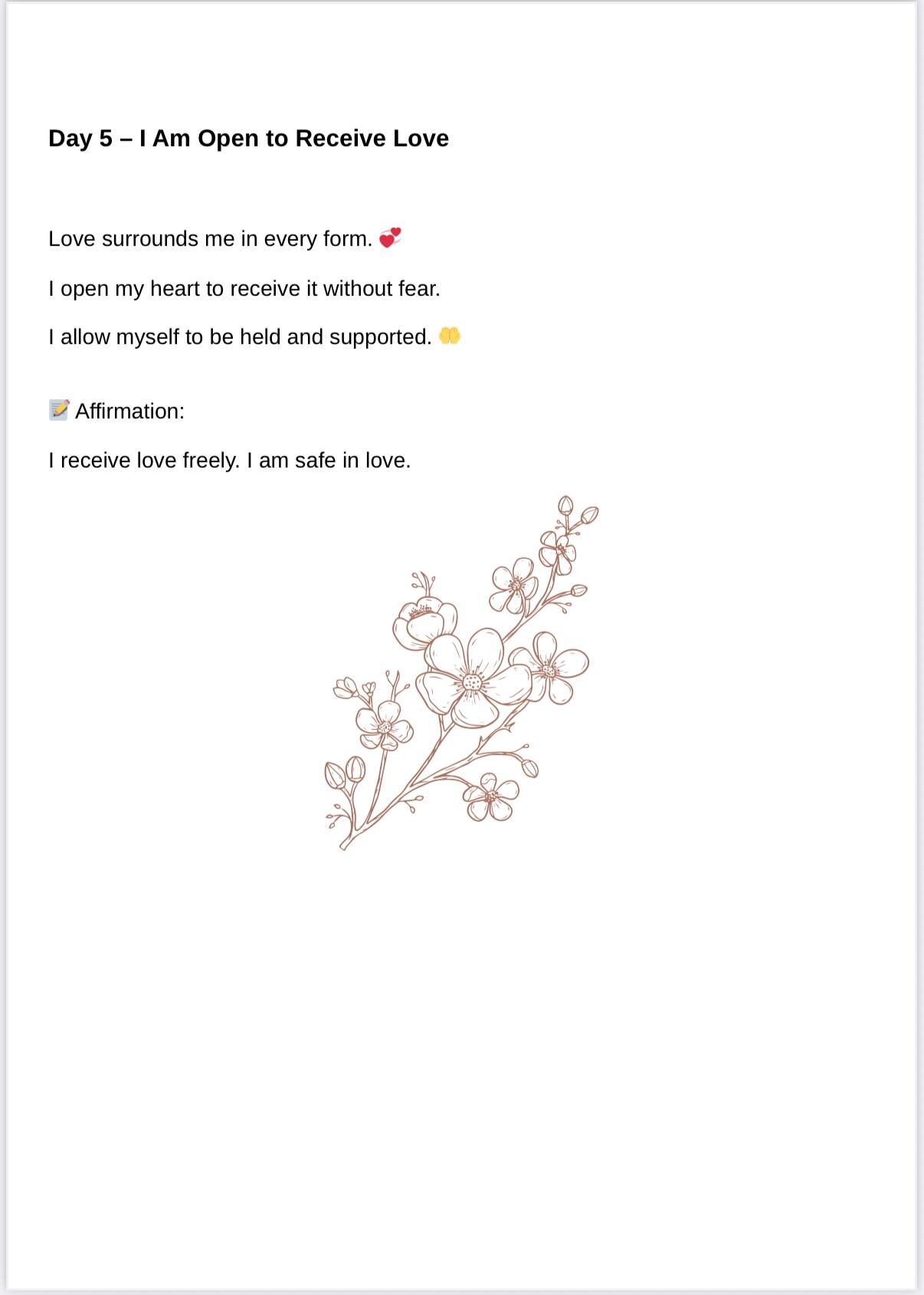 30-day Self-love Journal – Digital PDF for Inner Healing, Mindfulness ...