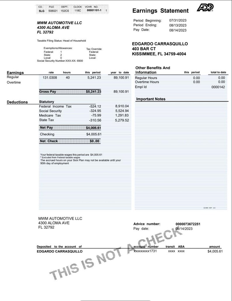 Editable Paystub Templates Pack | Excel & PDF Payroll Sheet ( Digital ...