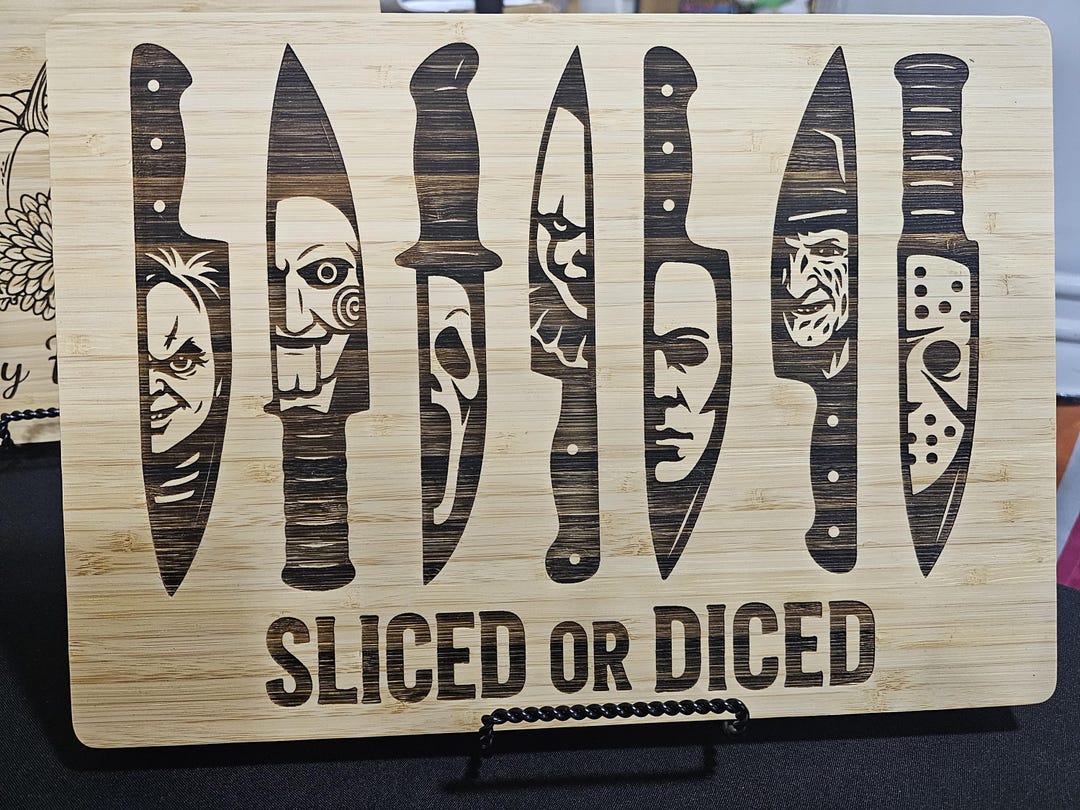 Halloween Villain Bamboo Cutting Board - Etsy