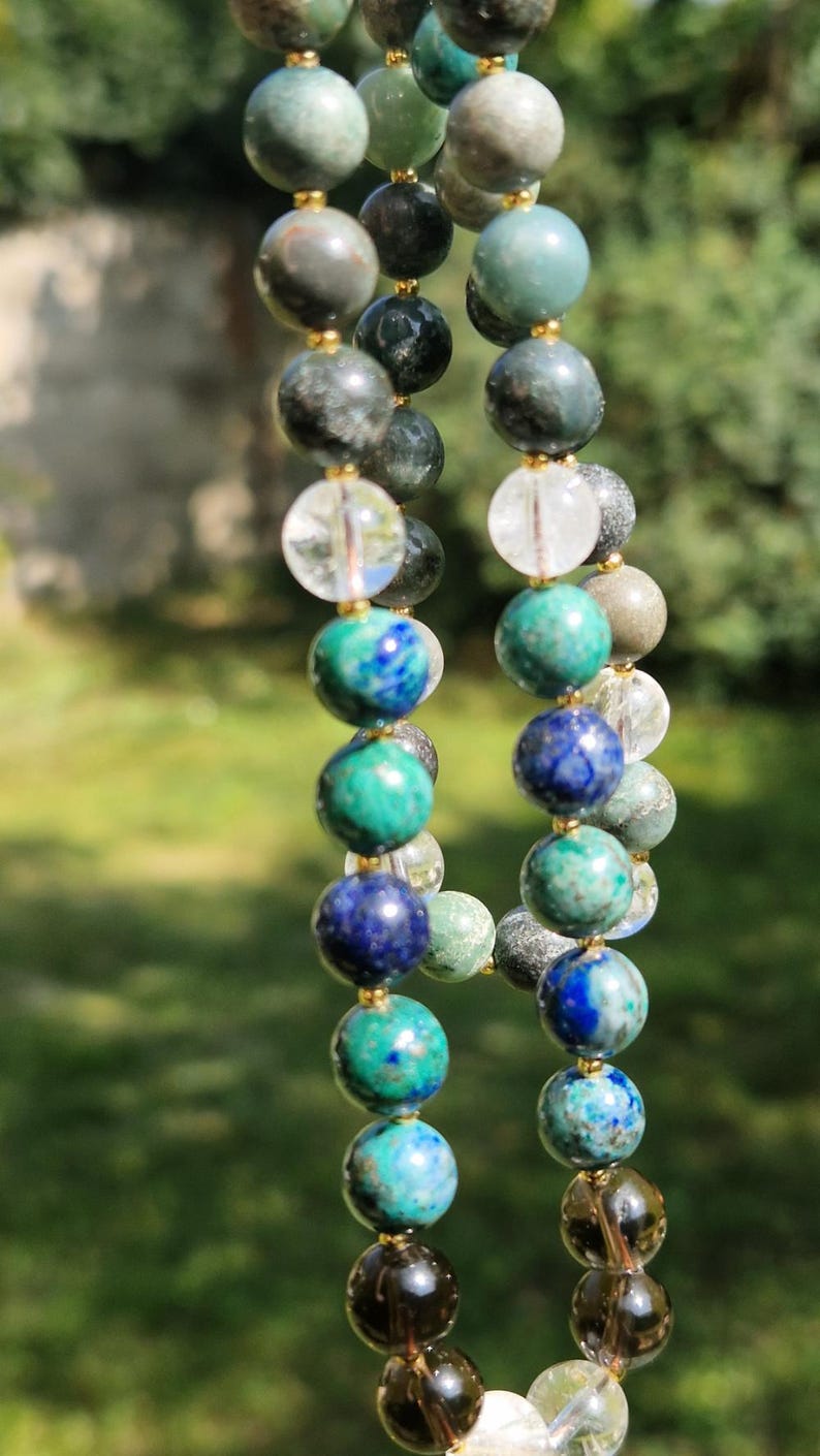 Anchoring, Communication.. Mala - Necklace - SANTA RATNA - Jewel of ...