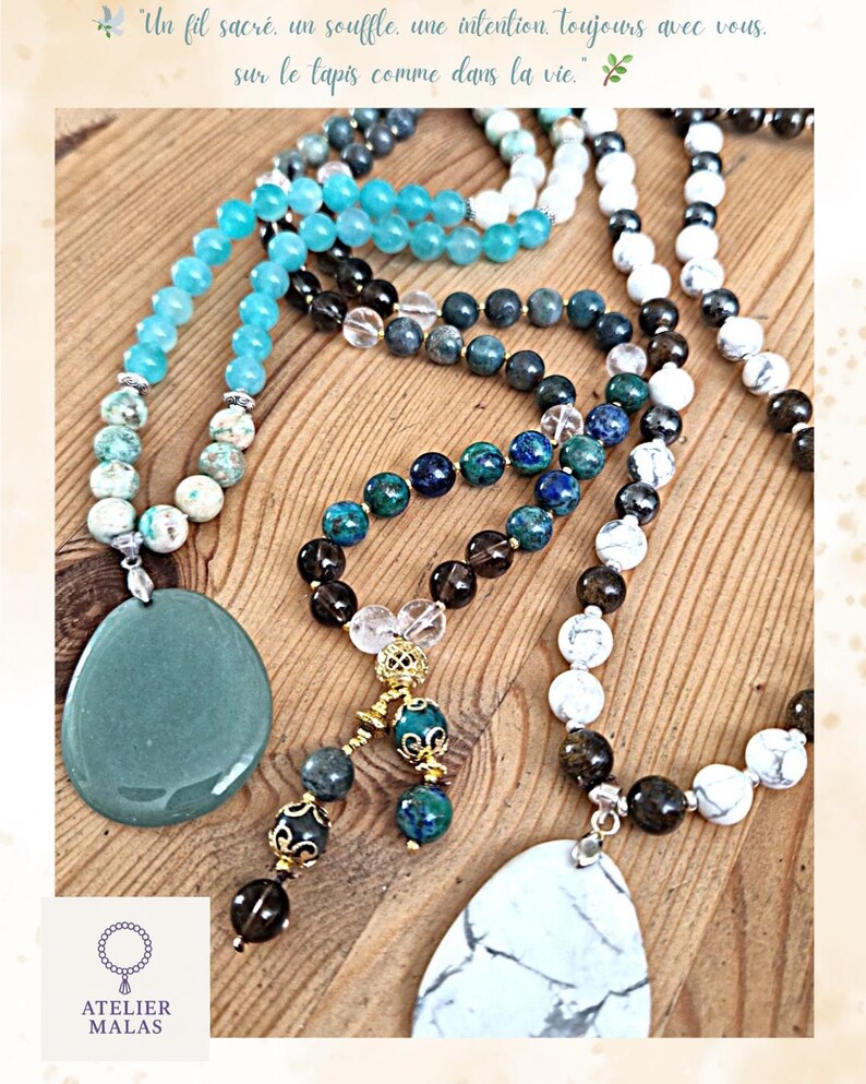 Anchoring, Communication.. Mala - Necklace - SANTA RATNA - Jewel of ...