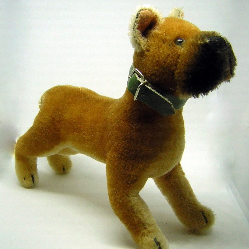 Vintage Stuffed Dog - Etsy