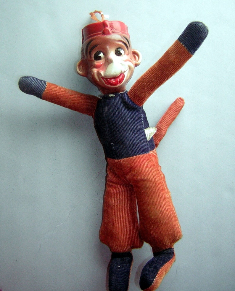Funky Love Monkey Toy Doll Vintage 30s Celluloid Head - Etsy UK