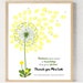 Teacher Appreciation Gift, Teachers Plant Seeds, Fingerprint Dandelion ...