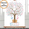 Gender Reveal Tree Twinkle Little Star Heart Fingerprint Guest Book ...