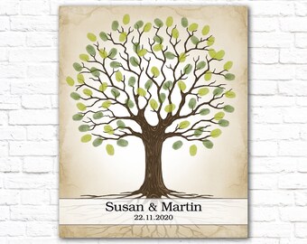 Wedding Guestbook Guest Book Tree Wedding Tree Guest Book | Etsy