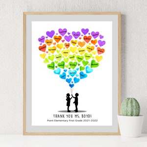 Teacher Appreciation Gift Personalized Class Gift for Teacher Thank You ...