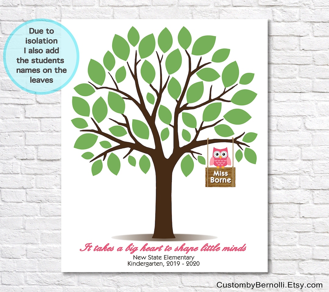 Personalized Teacher Gift for Teacher Appreciation Gift, End of Year ...