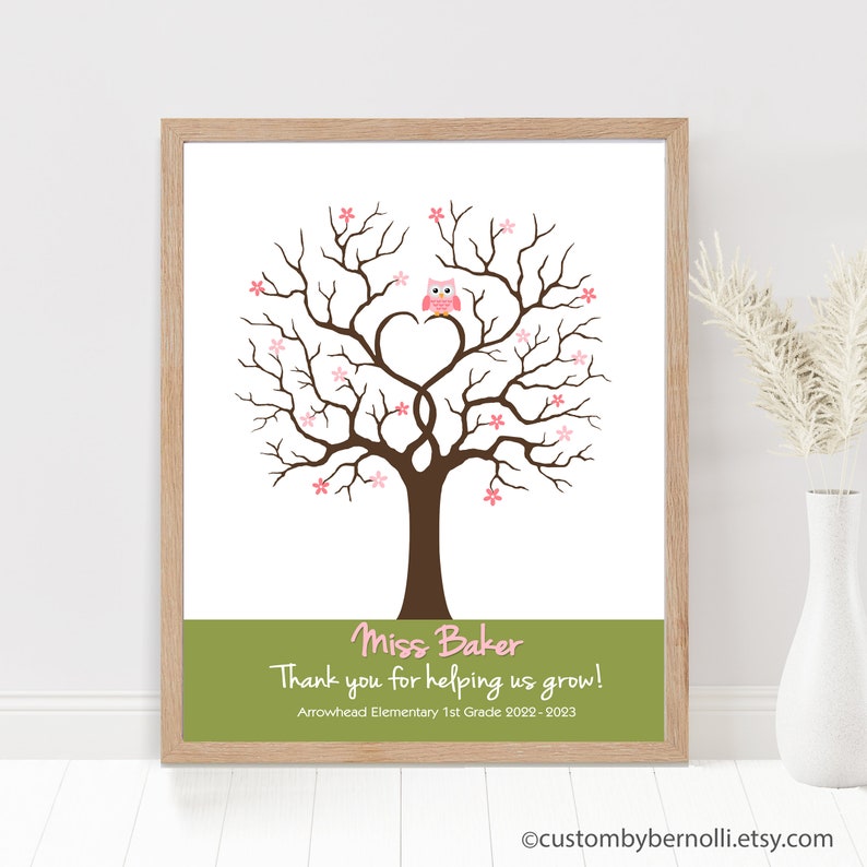 Owl Teacher Appreciation Gift Personalized Teacher Gift End - Etsy