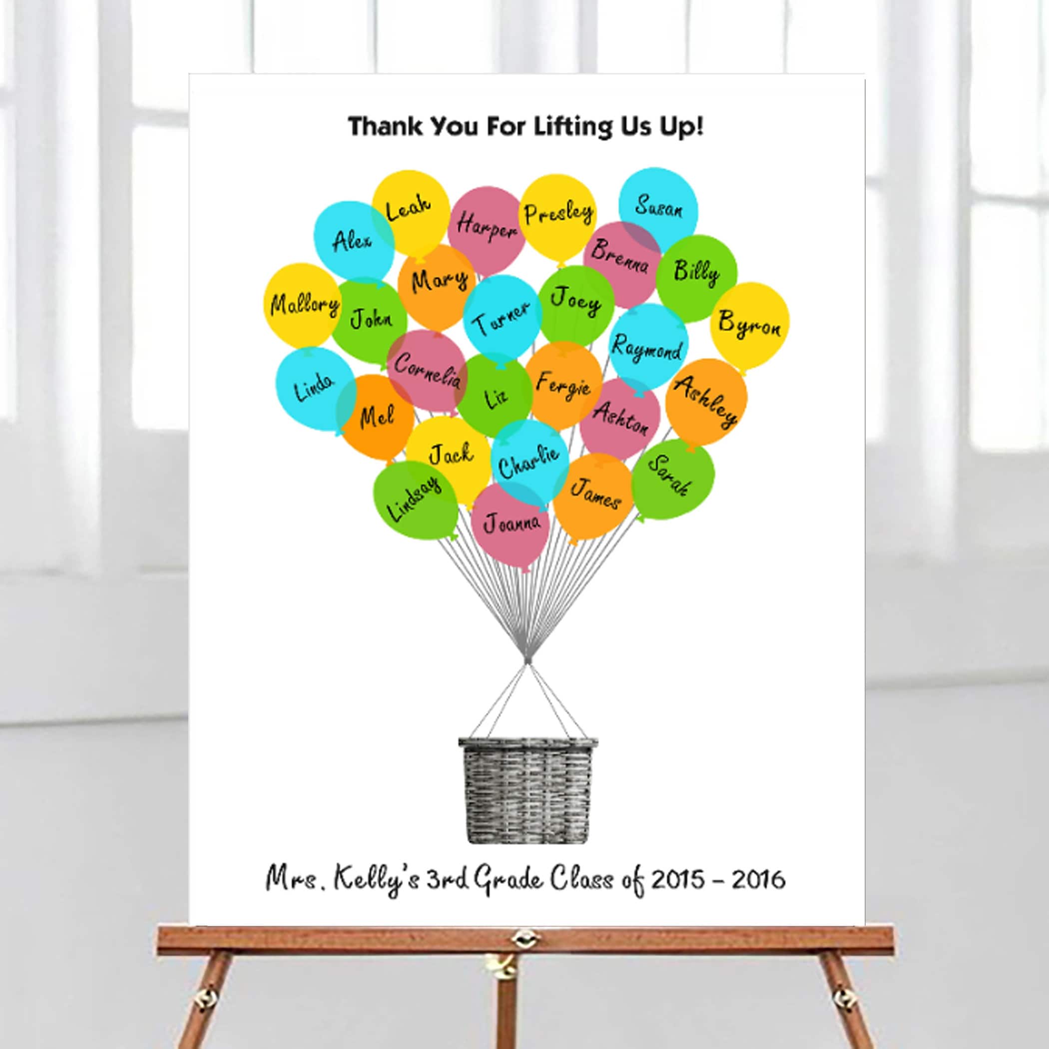 Teacher Appreciation Gift, Personalized Gift for Teacher From Class or ...
