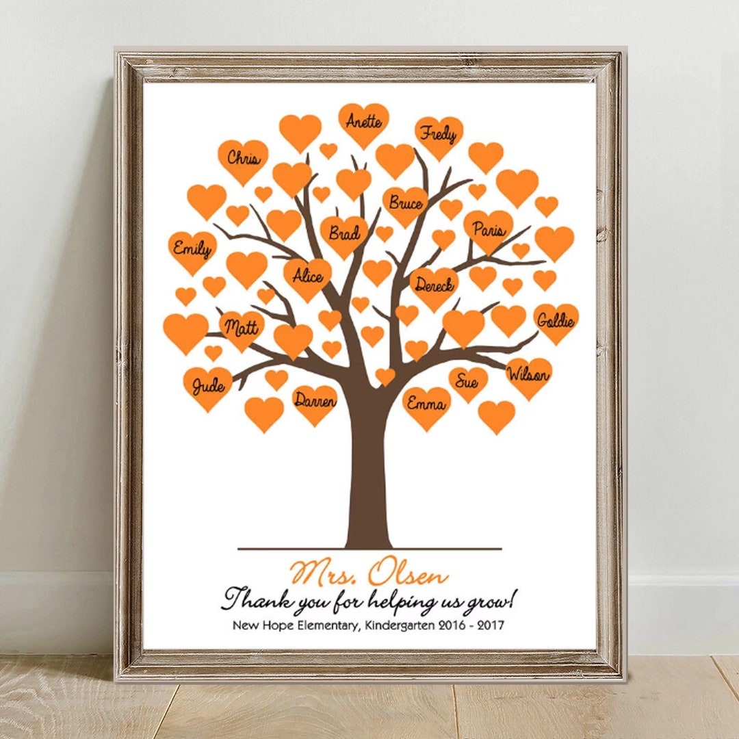 Personalized Teacher Appreciation Gift Custom Teacher Thank You Gift ...