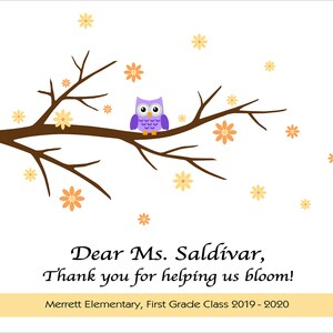 Custom Teacher Appreciation Gift for Teacher, Personalized Teacher Gift ...