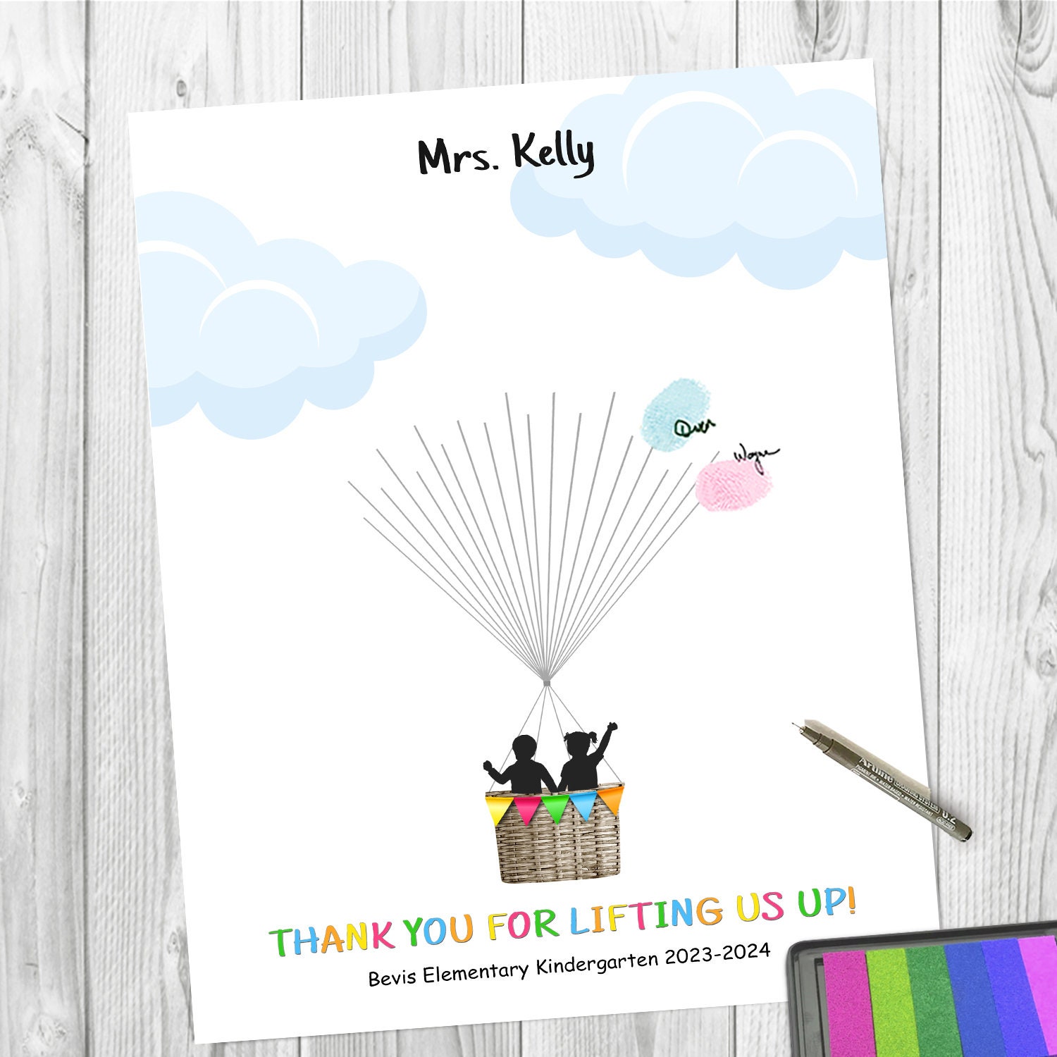 Teacher Appreciation Gift Personalized Gift for Teacher From Class ...