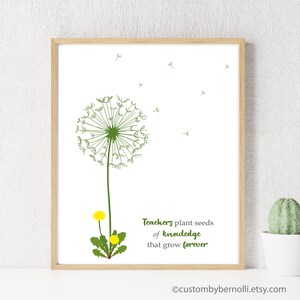 Teacher Appreciation Gift, Teachers Plant Seeds Teacher Gift From ...