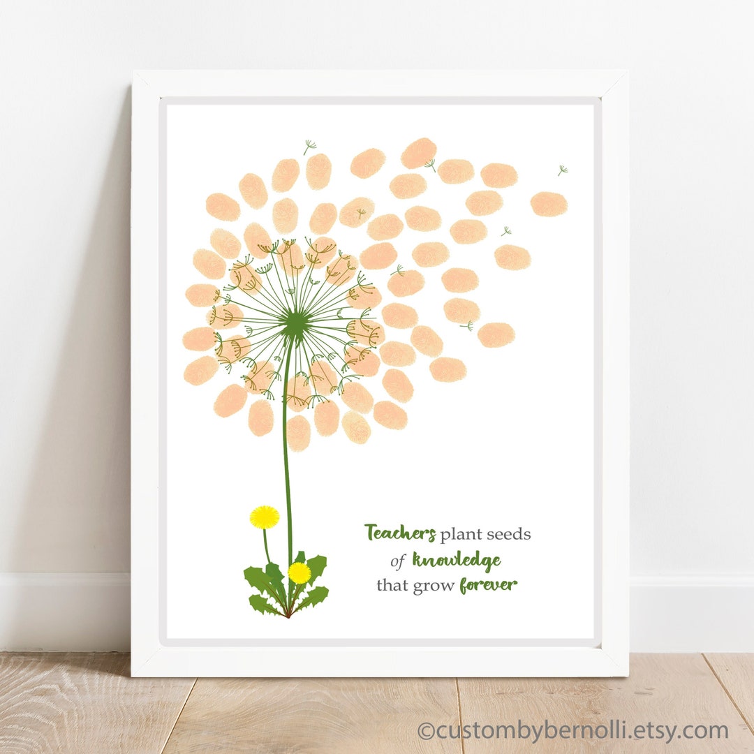 Teacher Appreciation Gift Teachers Plant Seeds DIY Teacher - Etsy