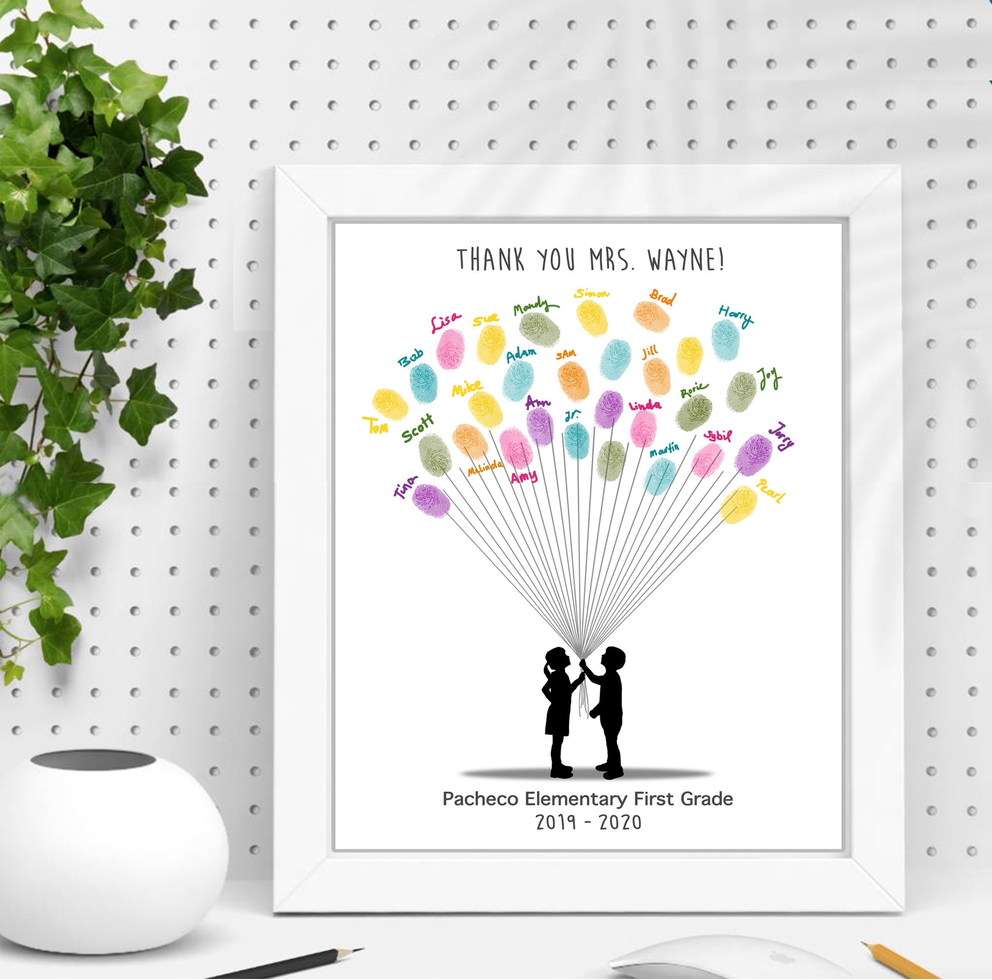 Personalized Teacher Gift PRINT, End of Year Teacher Appreciation Gift ...