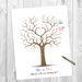 Gender Reveal Tree Fingerprint Guest Book Alternative, He or She What ...