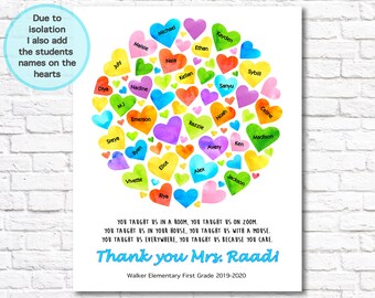 Personalized Teacher Appreciation Gift for Teacher Thank You - Etsy