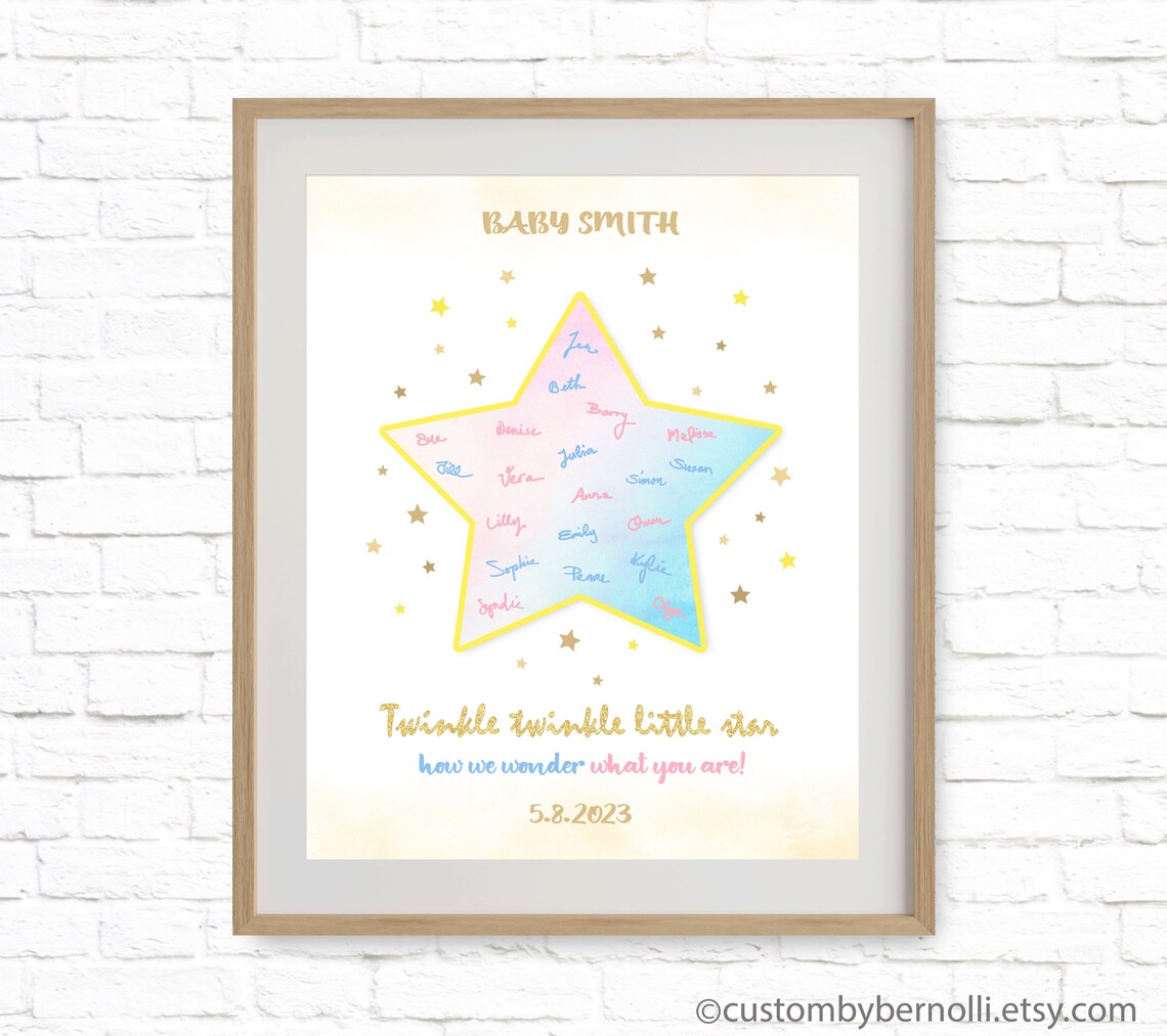 Twinkle Twinkle Little Star Voting Sign Personalized Gender - Etsy