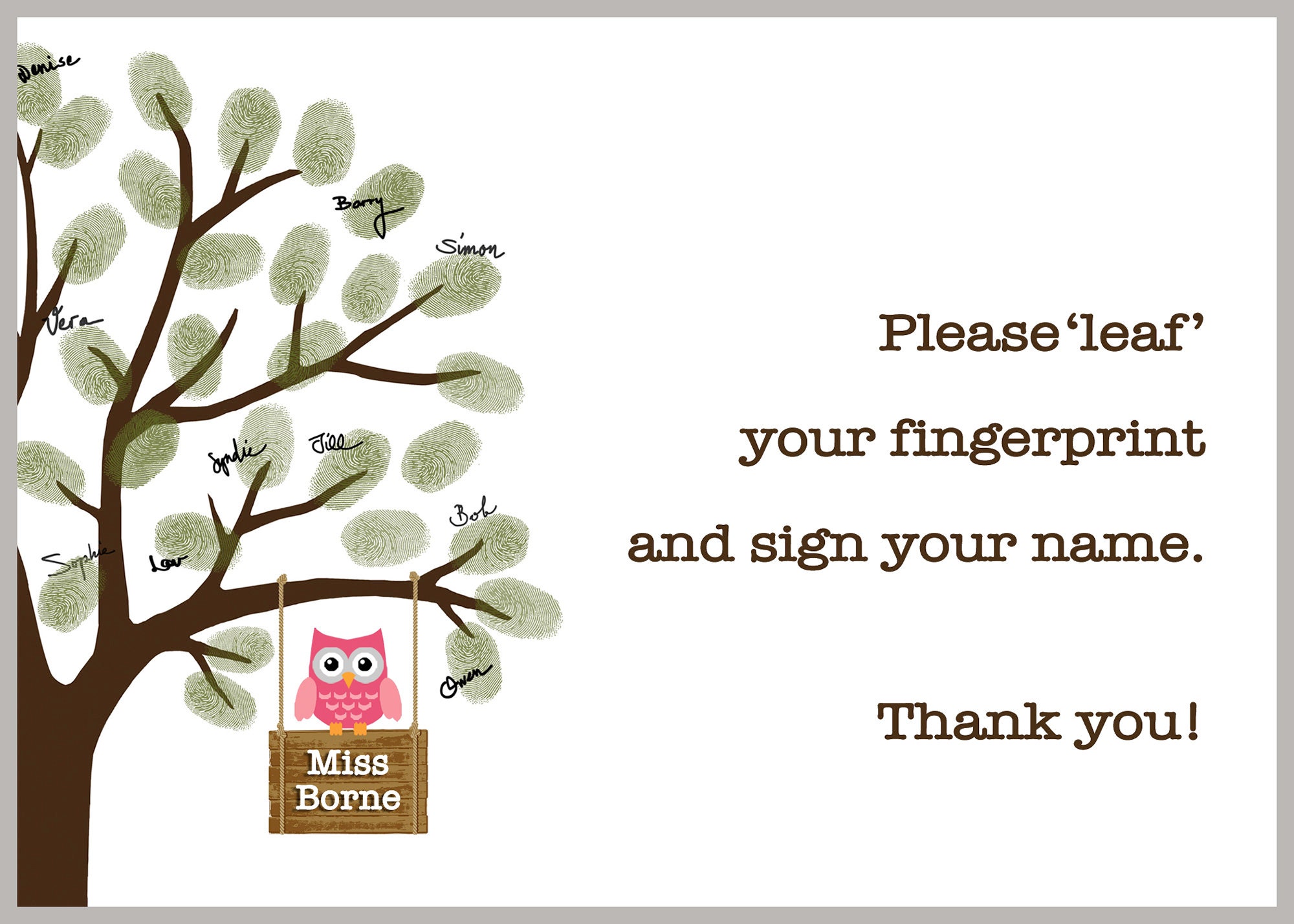 Owl Teacher Appreciation Gift, Personalized Thank You Gift for Teacher ...