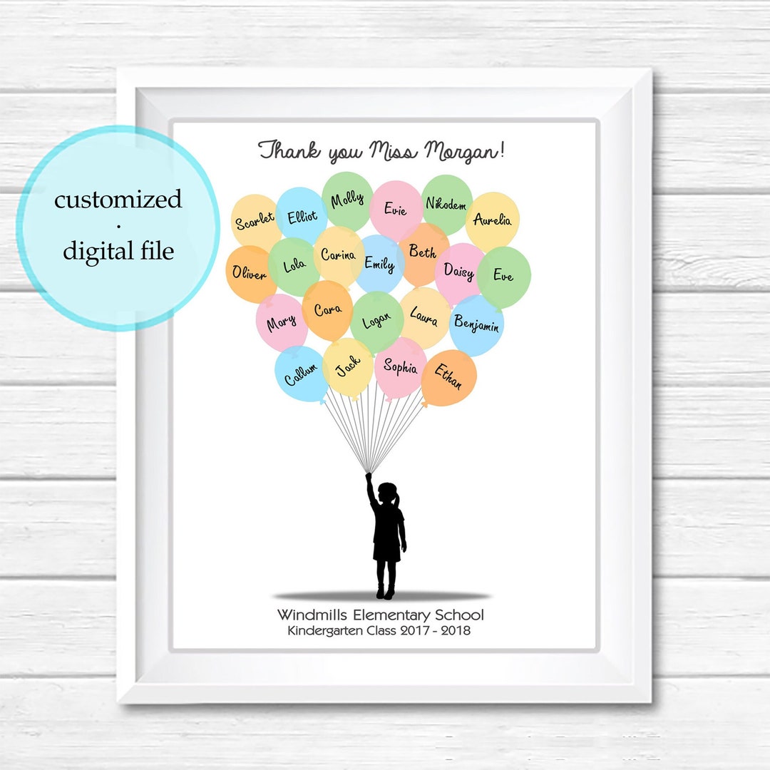 Personalized Teacher Gift, Thank You Gift for Teacher Appreciation Gift ...