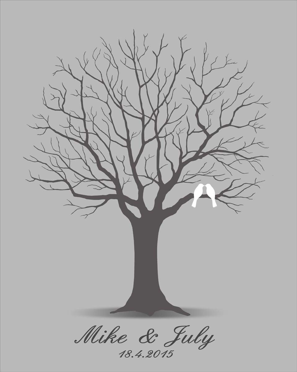 Wedding Guestbook Guest Book Tree Wedding Tree Guest Book - Etsy