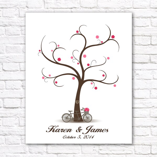 Tree Guest Book - Etsy