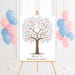Gender Reveal Tree Fingerprint Guest Book PRINT, He or She Baby Shower ...