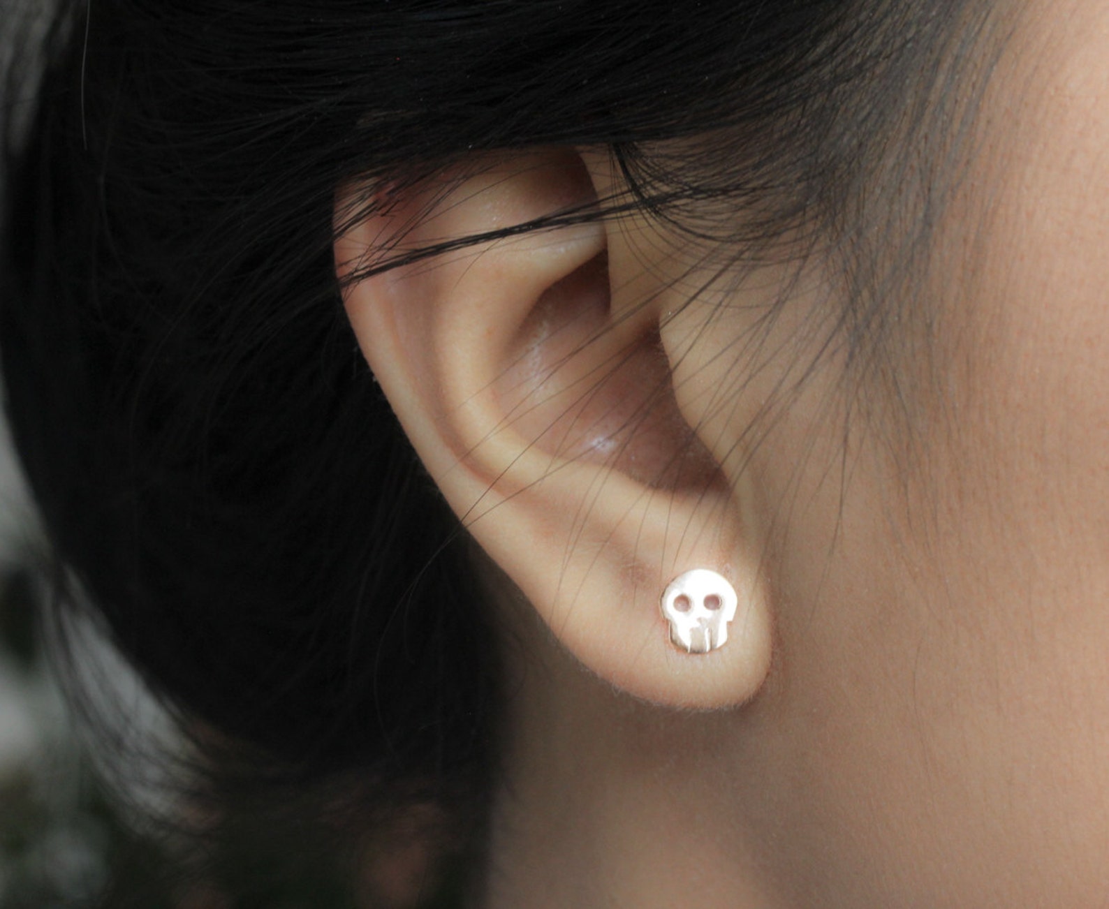 Skull Earrings - Etsy