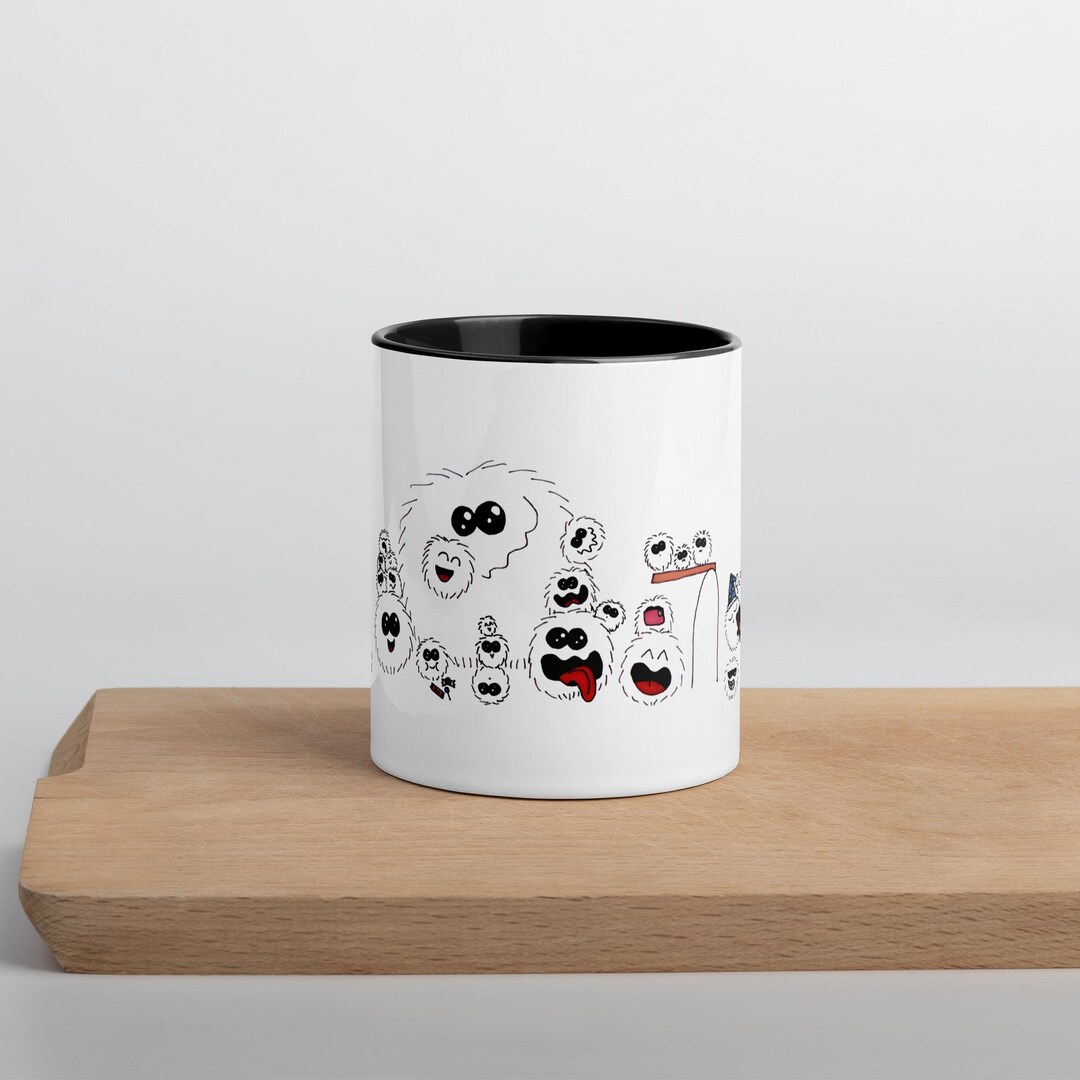 Cute Fluffy Cartoon Puffballs Coffee Cup Tea Cup Gifts for Coffee ...