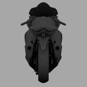 Suzuki Hayabusa 3D Model: Maya/fbx/obj Files, Blueprint Included - Etsy
