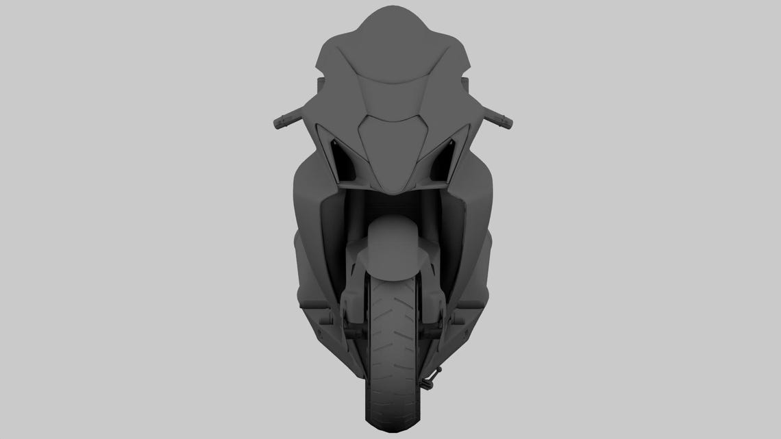 Suzuki Hayabusa 3D Model: Maya/fbx/obj Files, Blueprint Included - Etsy