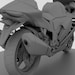 Suzuki Hayabusa 3D Model – Maya File | FBX/OBJ | High-detail Motorcycle ...